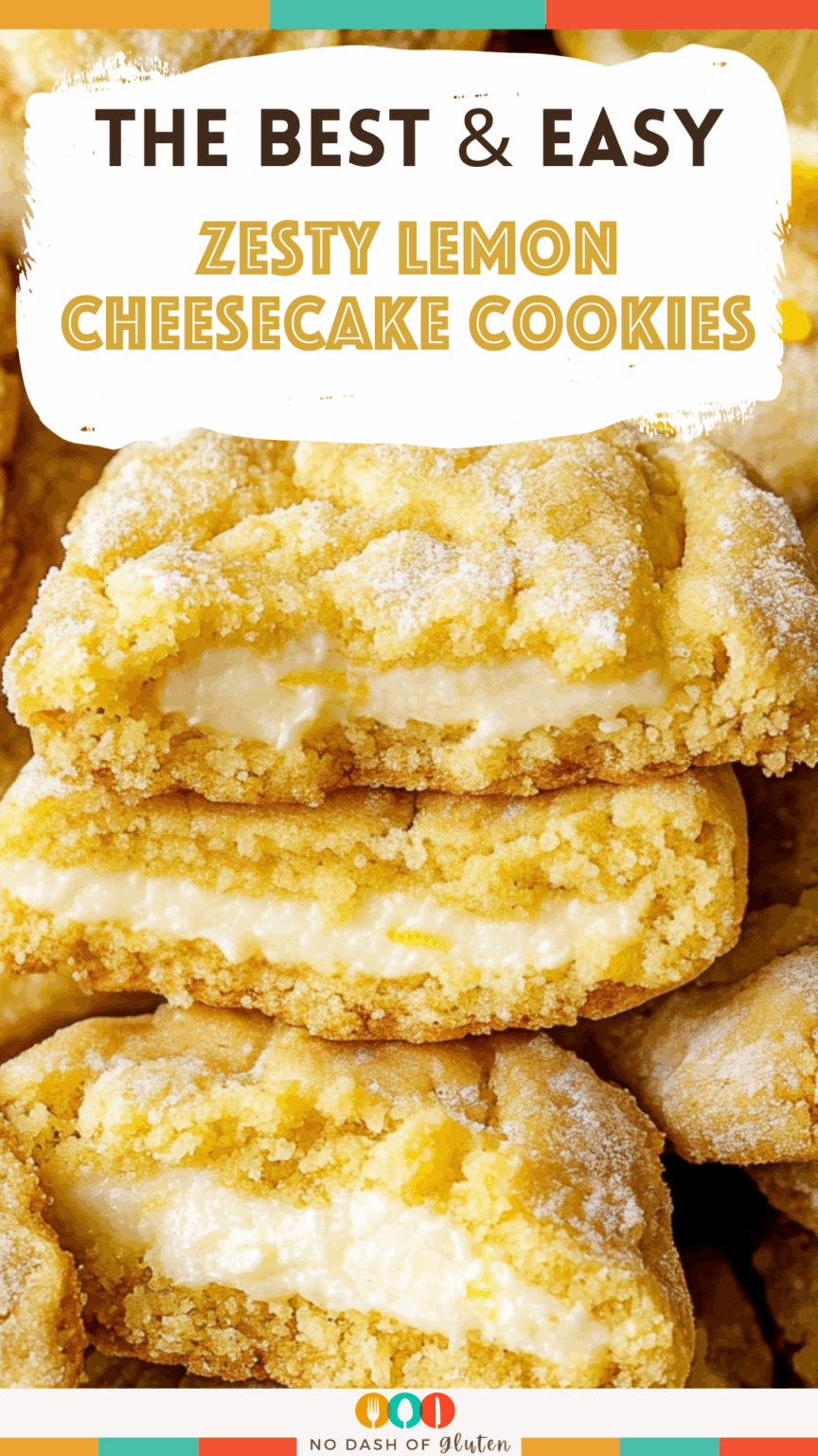 Zesty Lemon Cheesecake Cookies