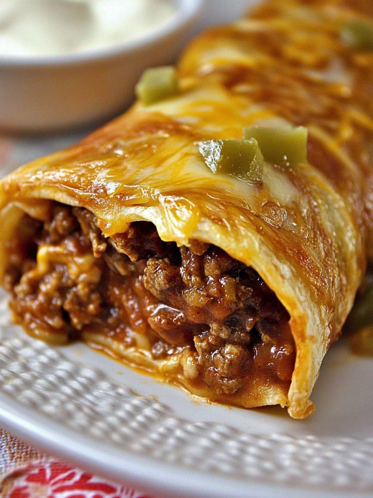 Beef and Cheese Chimichangas
