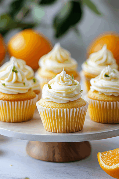 Mandarin Cupcakes