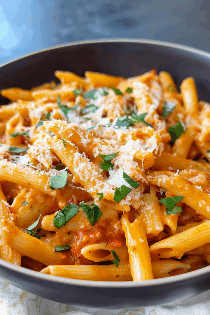Roasted Pepper Chicken Penne