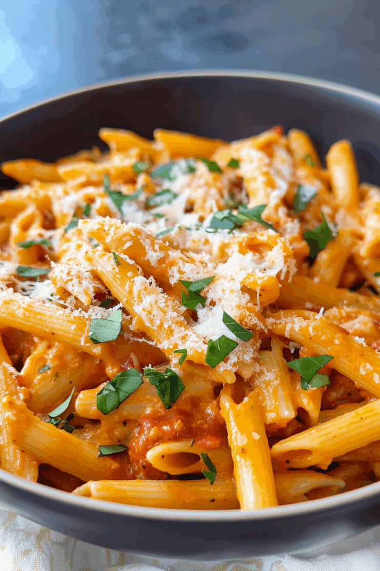 Roasted Pepper Chicken Penne