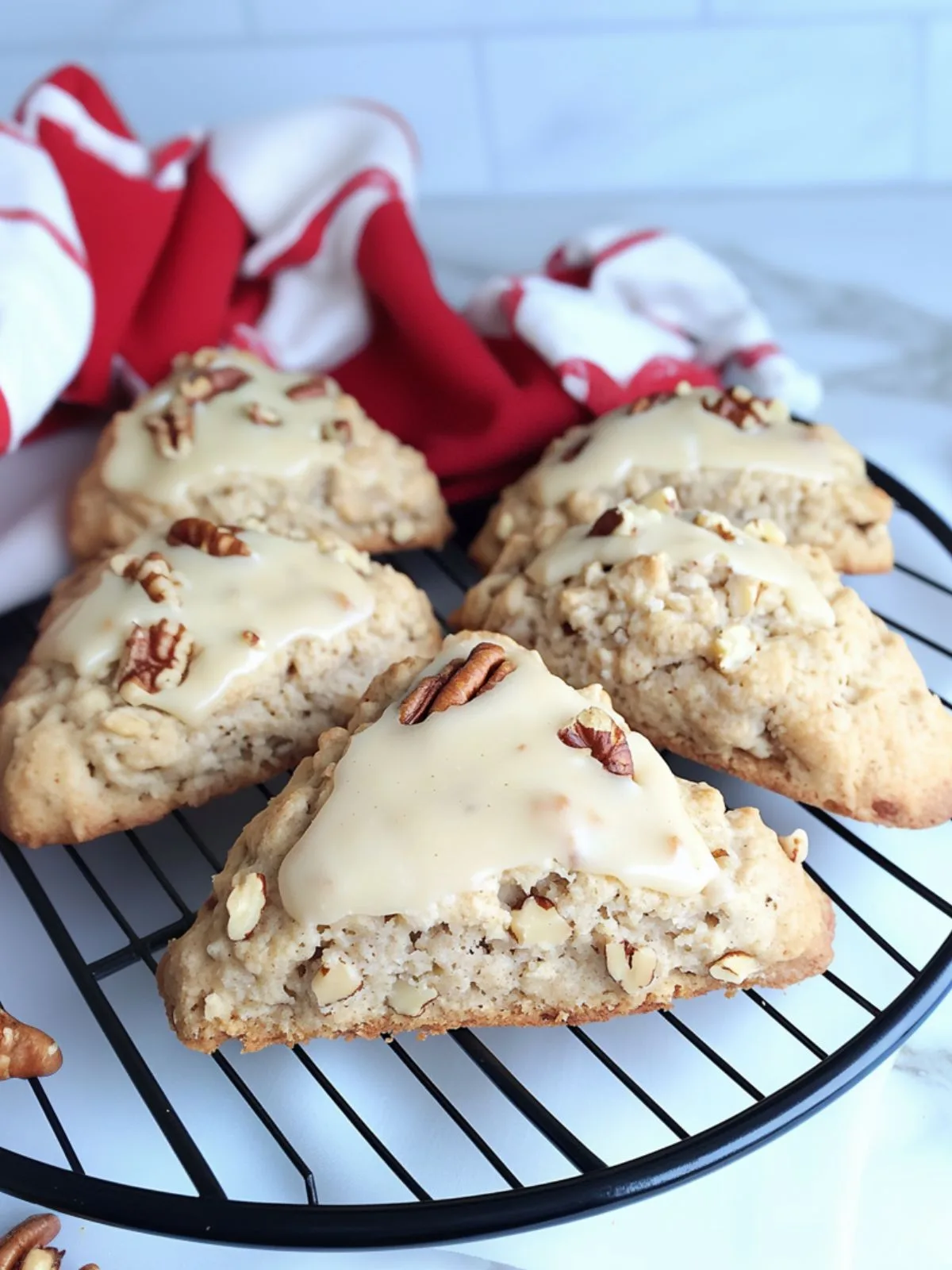 Maple Oat Pecan Scones