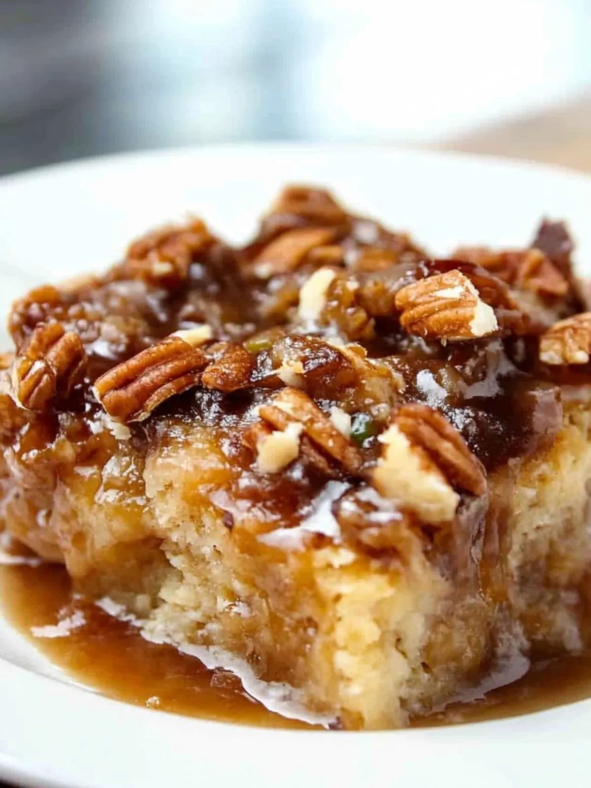 New Orleans Coconut Praline Bread Pudding