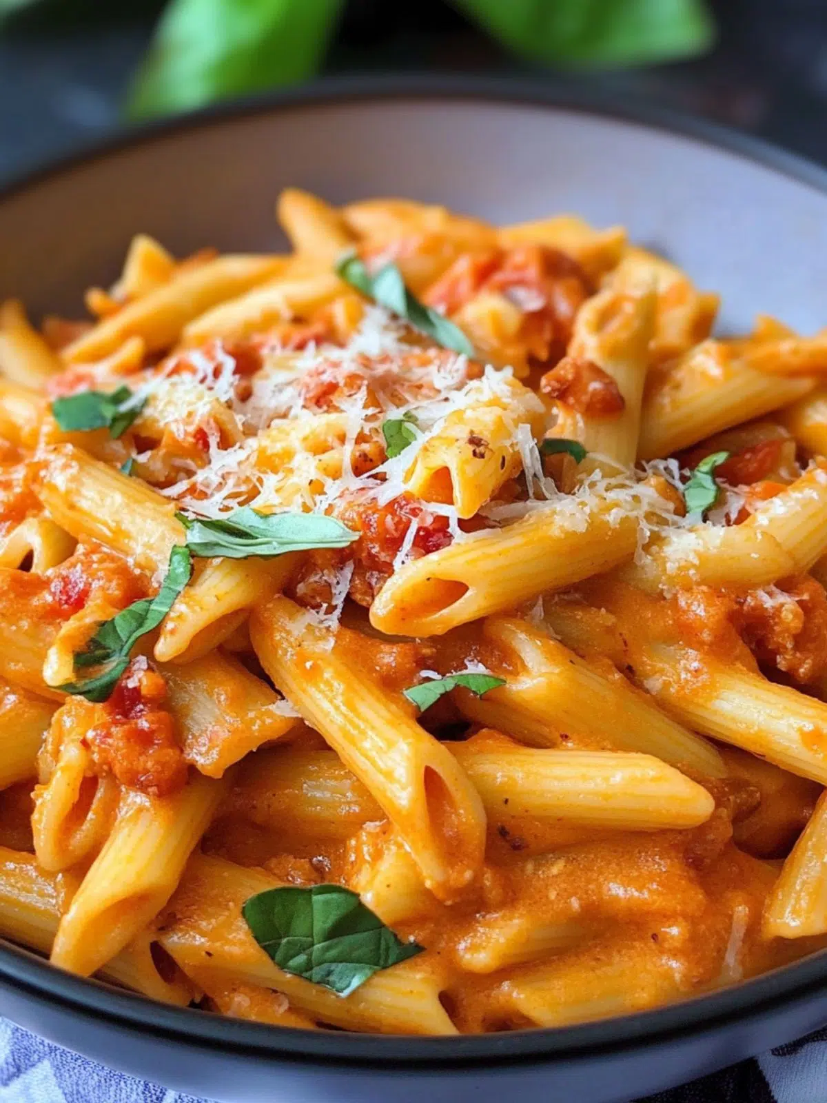Roasted Pepper Chicken Penne