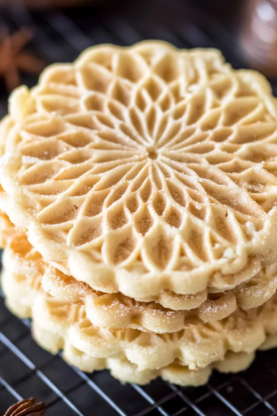Anise Pizzelle Cookies Recipe
