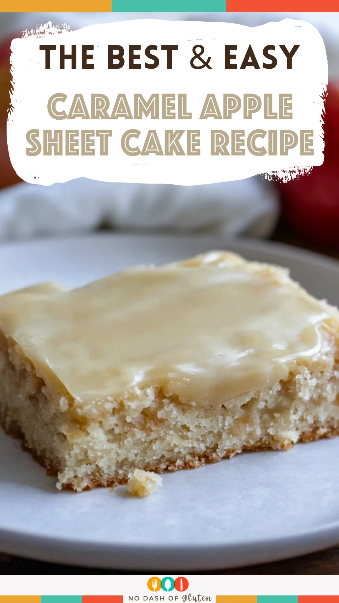 Caramel Apple Sheet Cake Recipe