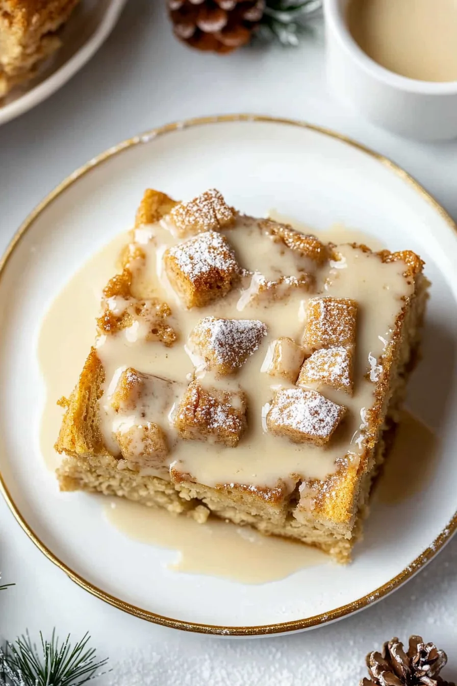 Eggnog Bread Pudding Recipe