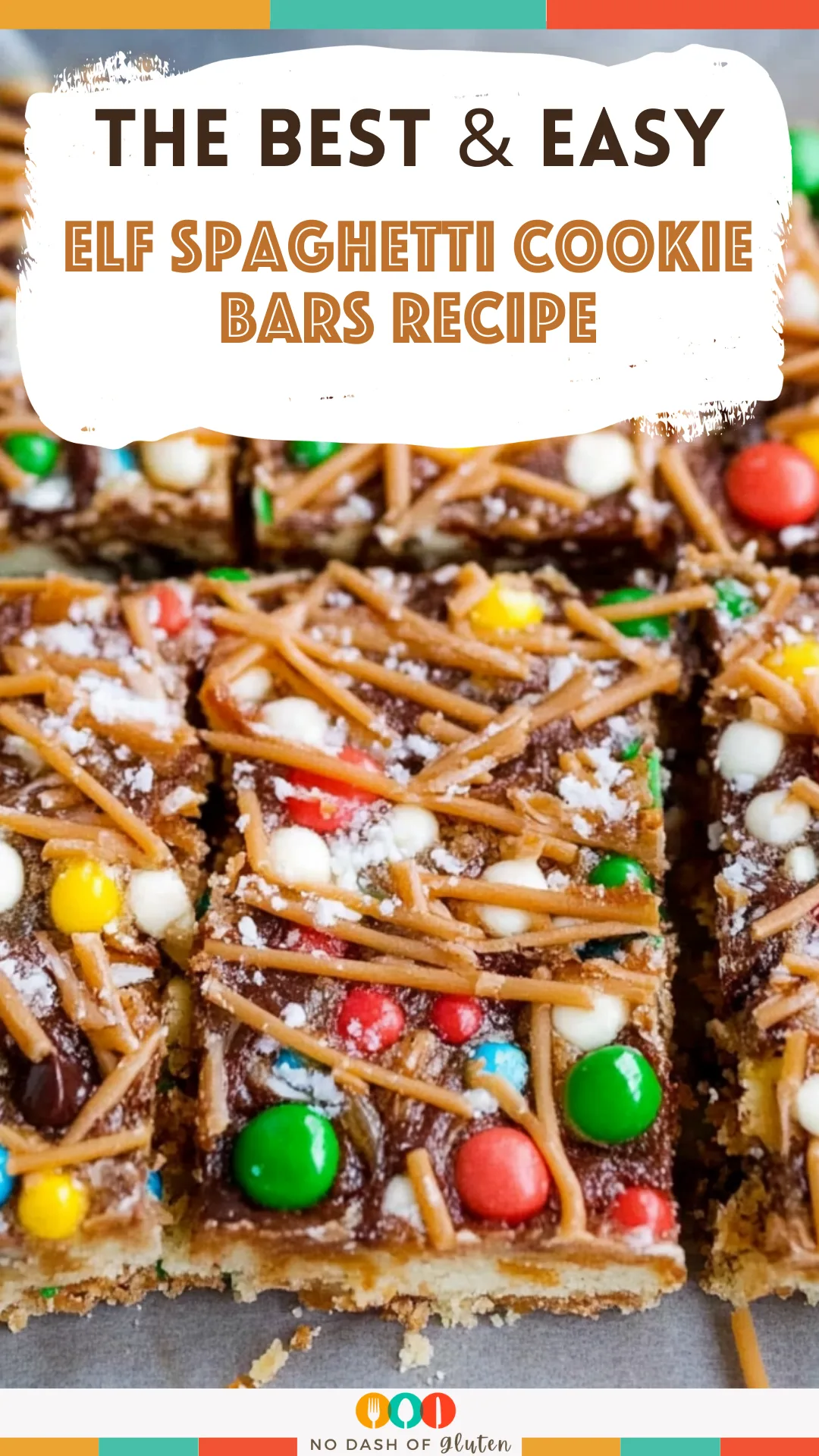 Elf Spaghetti Cookie Bars Recipe