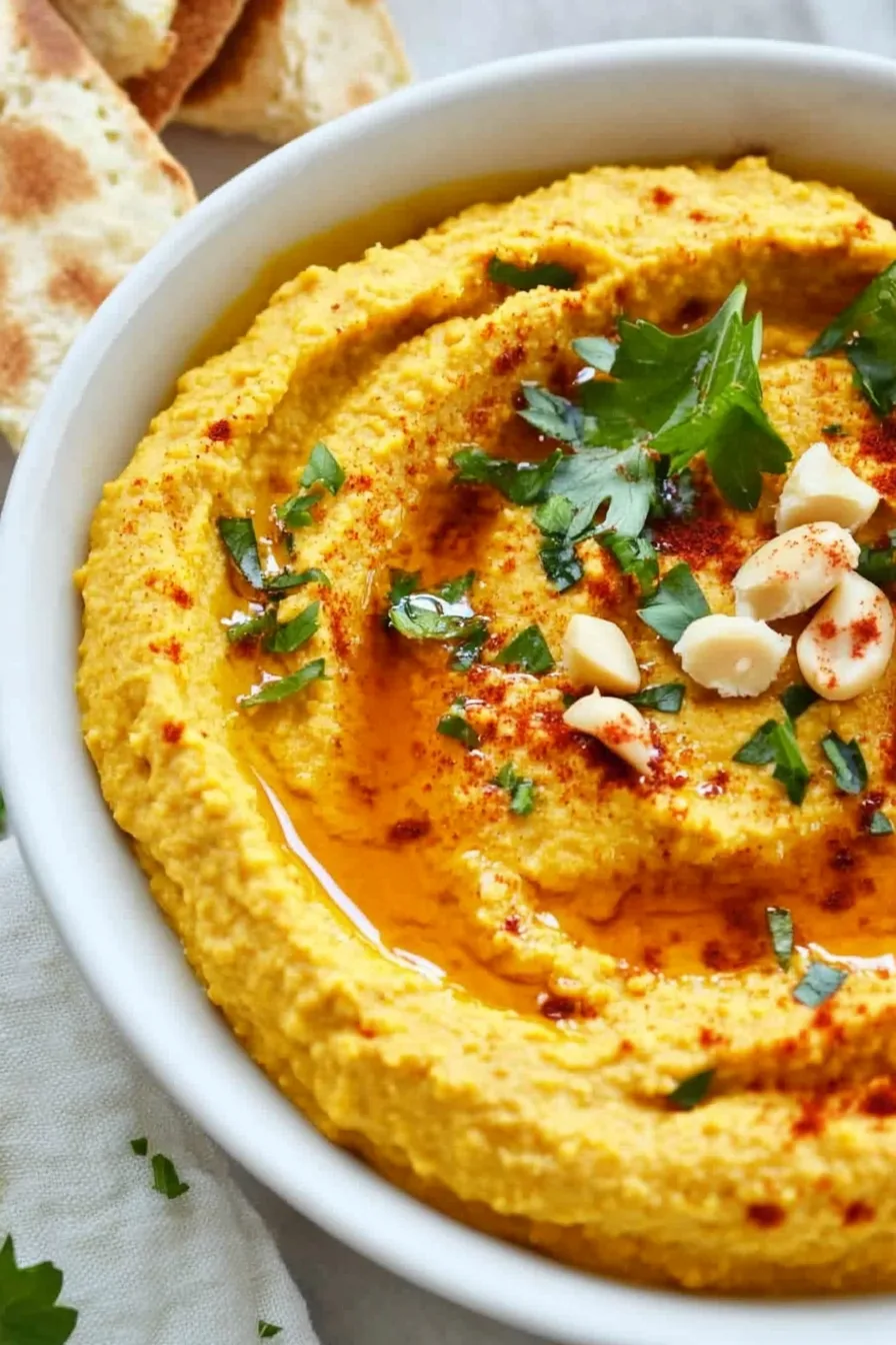 Roasted Pumpkin Hummus Recipe