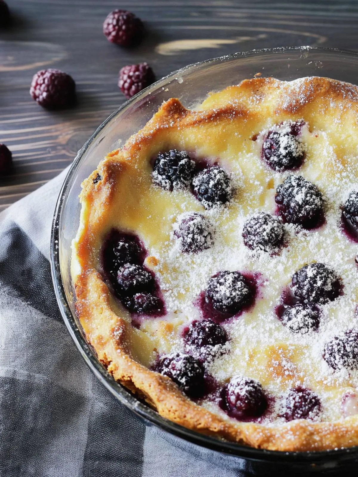 Easy Homemade Blackberry Clafoutis Recipe