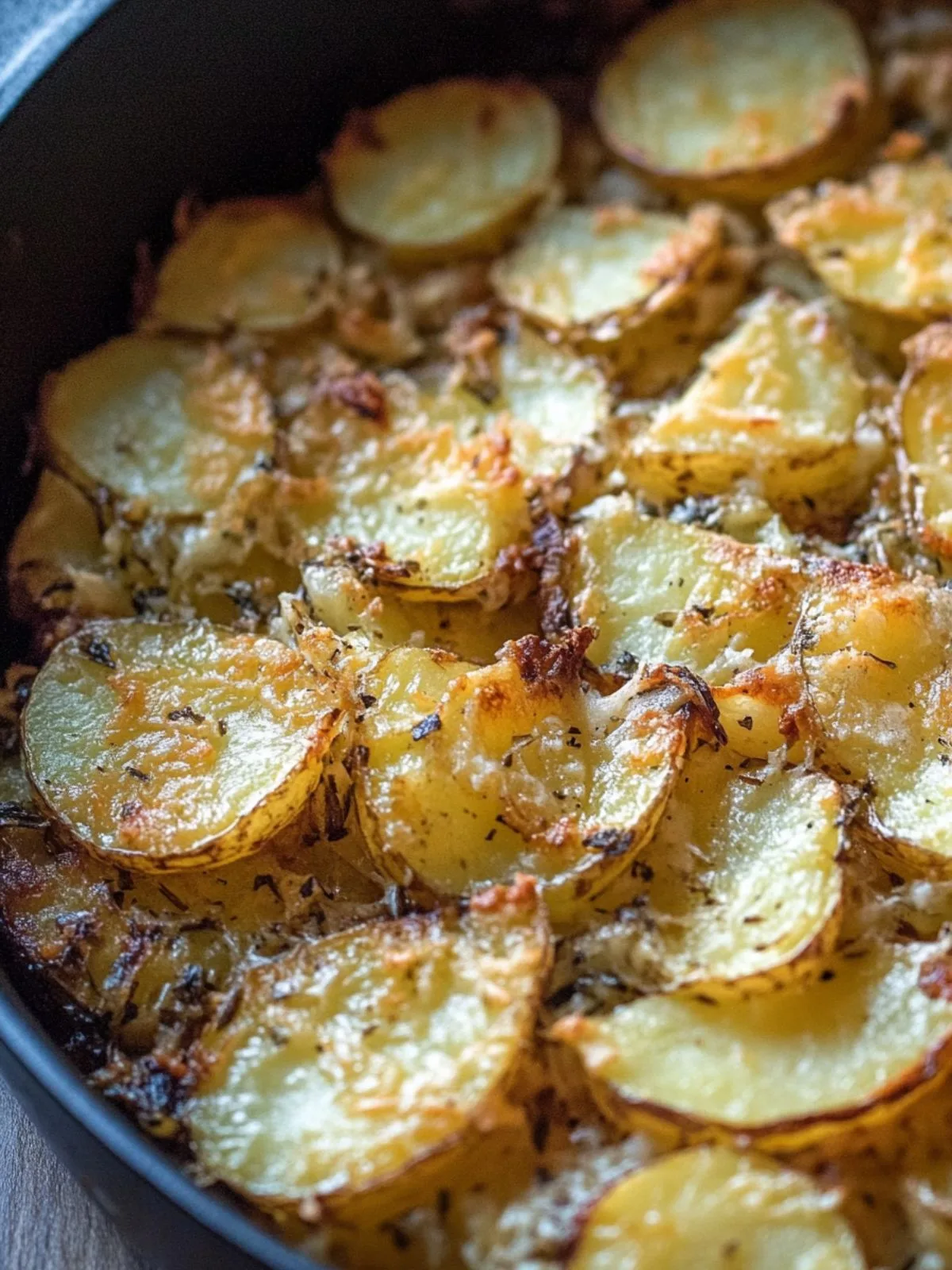 Garlic Skillet Potatoes Recipe