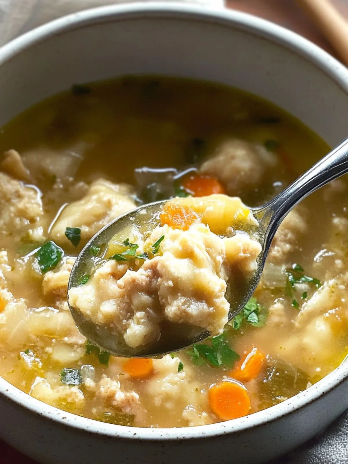 Stuffing Dumpling Soup