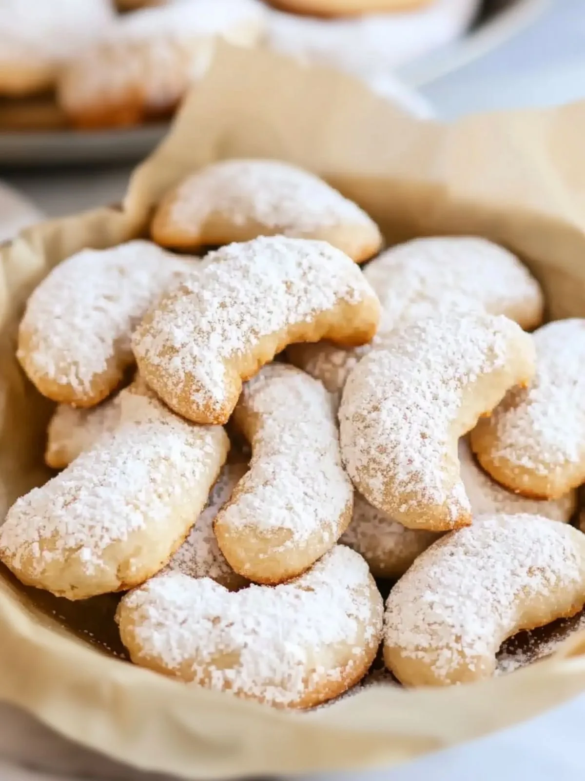 Almond Crescent Cookies