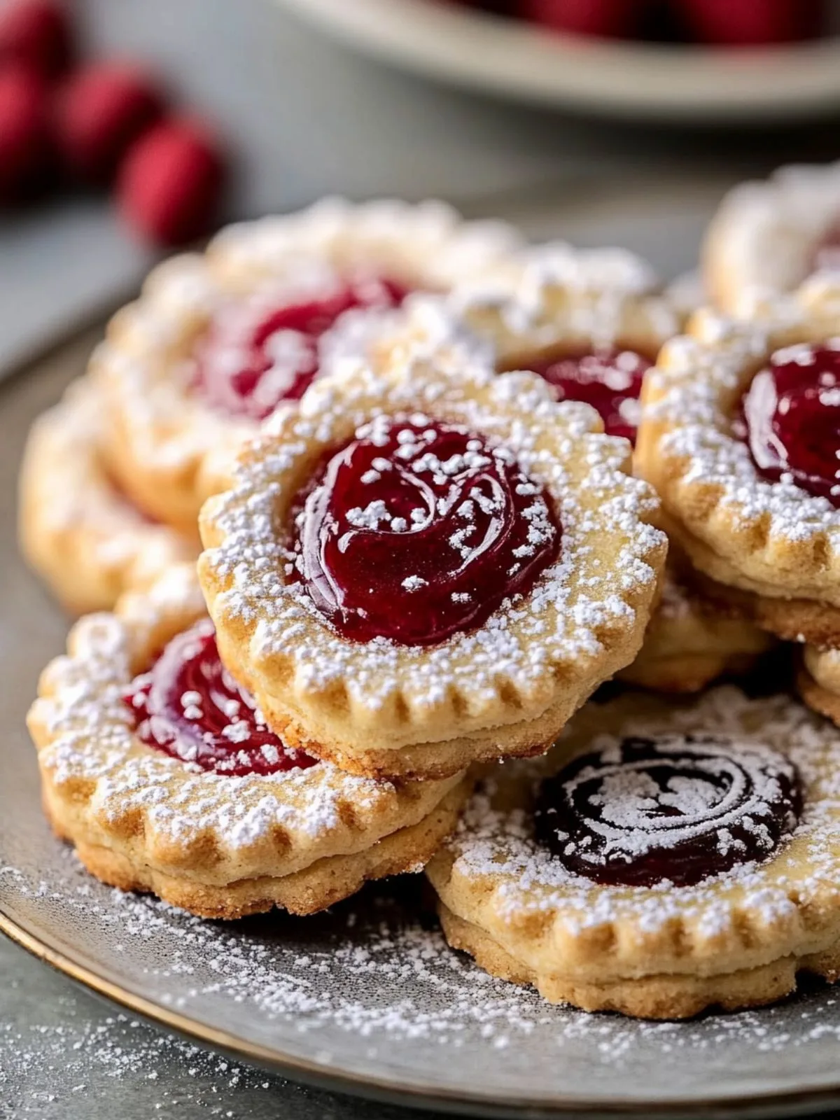 Christmas Linzer Cookies (Classic)