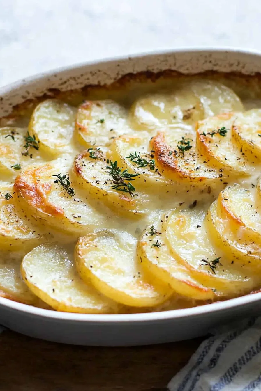 Caramelized Onion Scalloped Potatoes