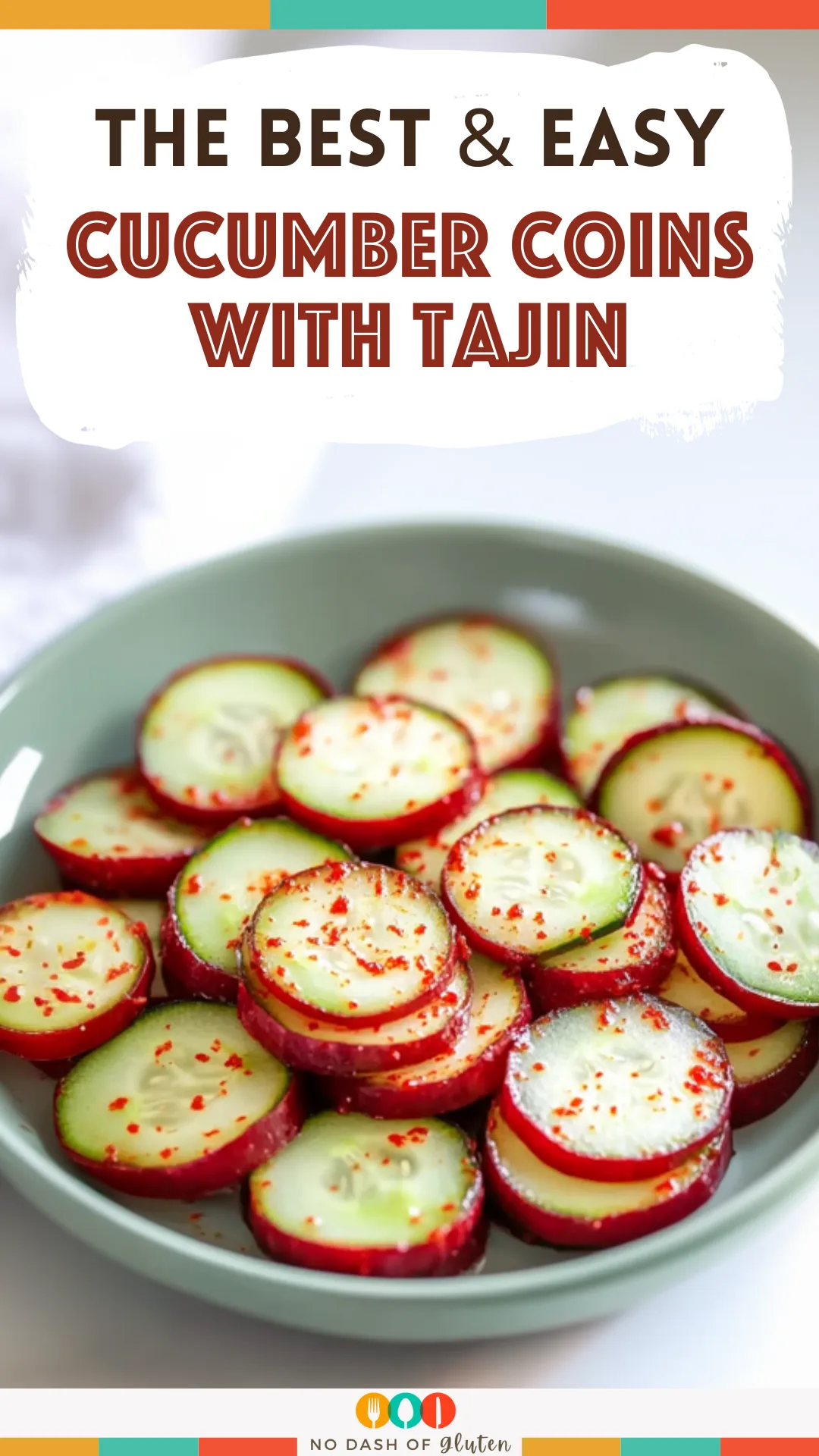 Cucumber Coins with Tajin