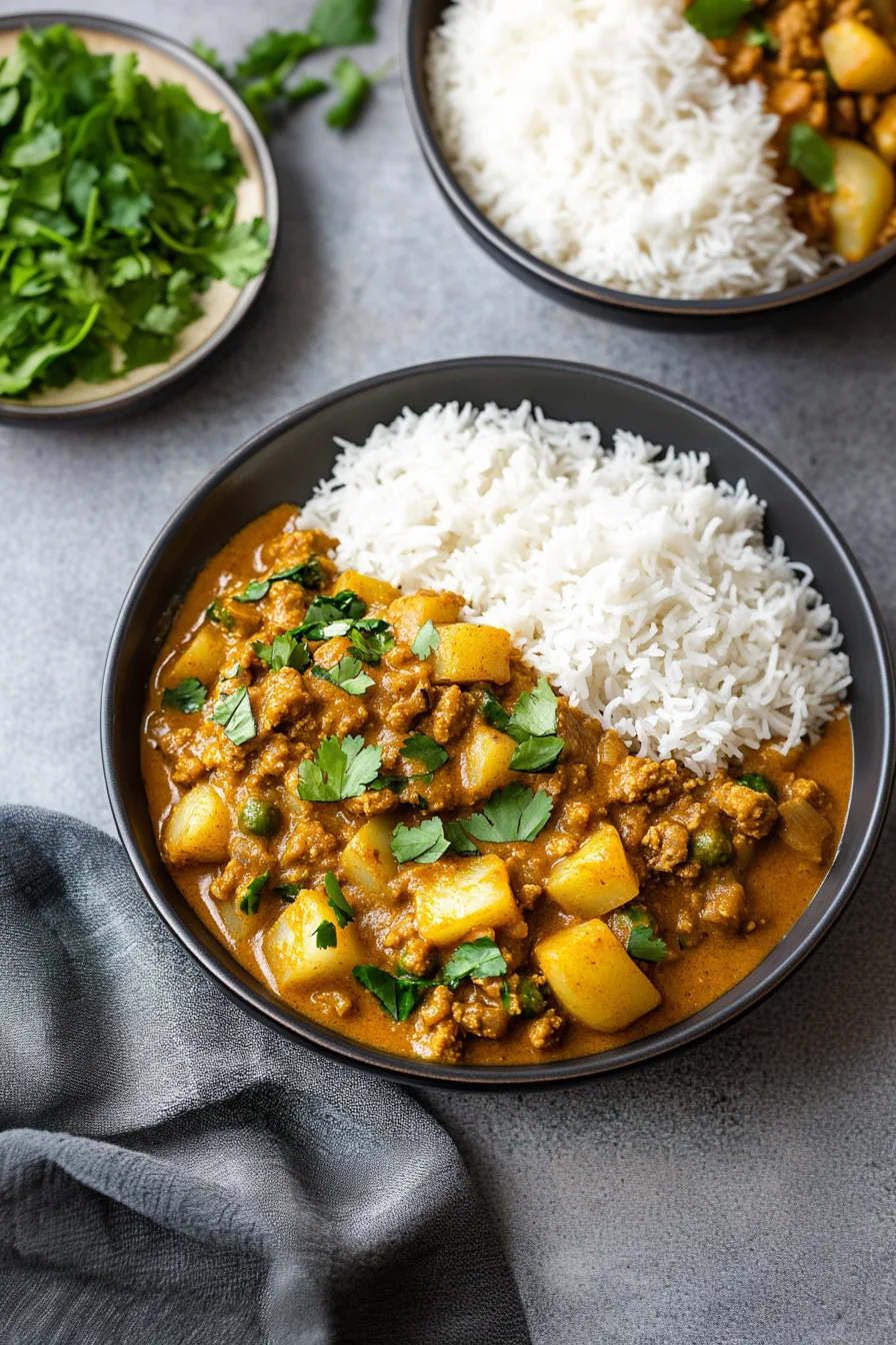 Easy Curried Ground Turkey