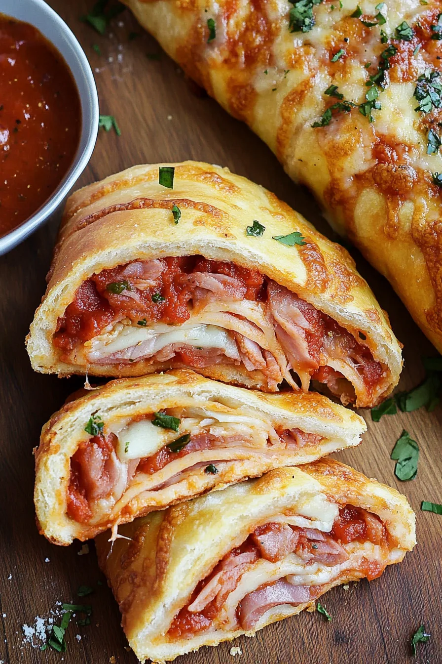 Meat & Cheese Stromboli Recipe