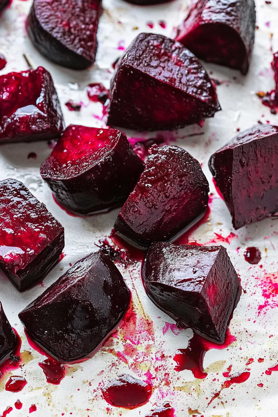 Oven Roasted Beets with Balsamic Glaze
