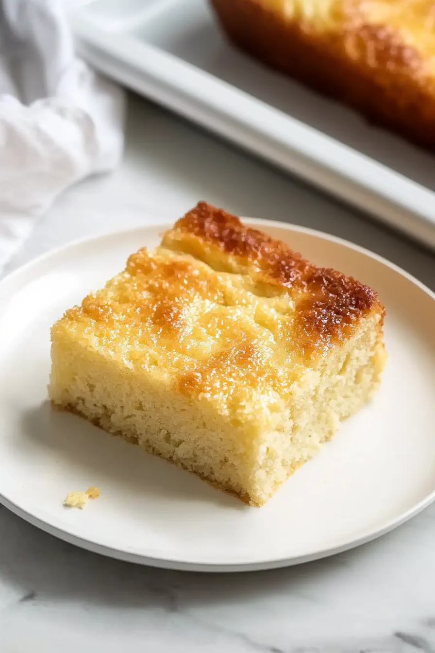 Spanish Sponge Cake (Coca de Llanda)