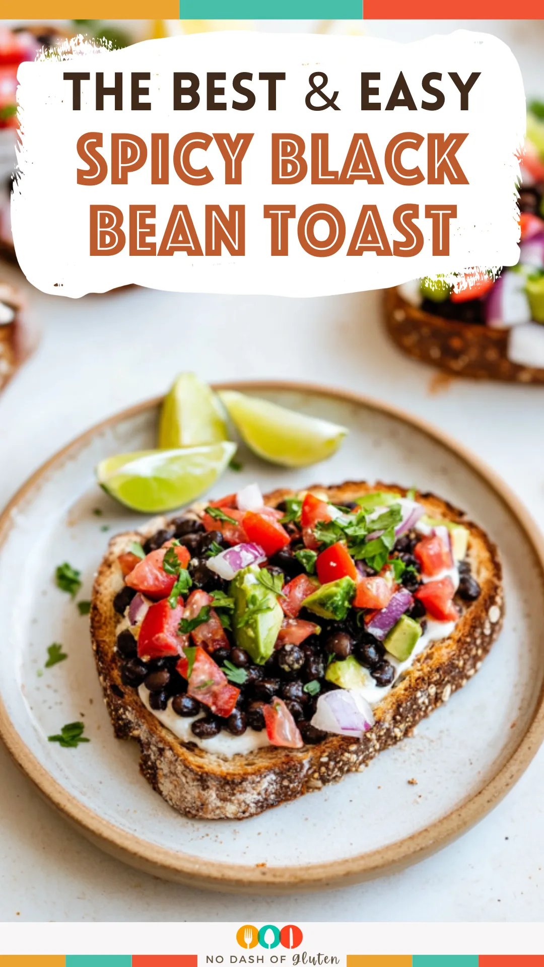 Spicy Black Bean Toast