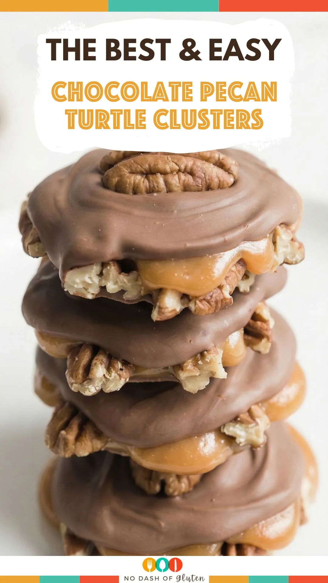 Chocolate Pecan Turtle Clusters