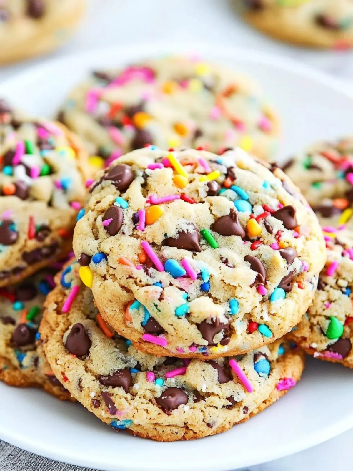 Sprinkle Chocolate Chip Cookies